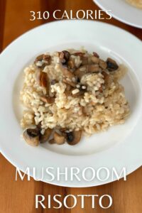 Creamy Risotto with mushroom - Low Calorie Option - My Favorite F Word