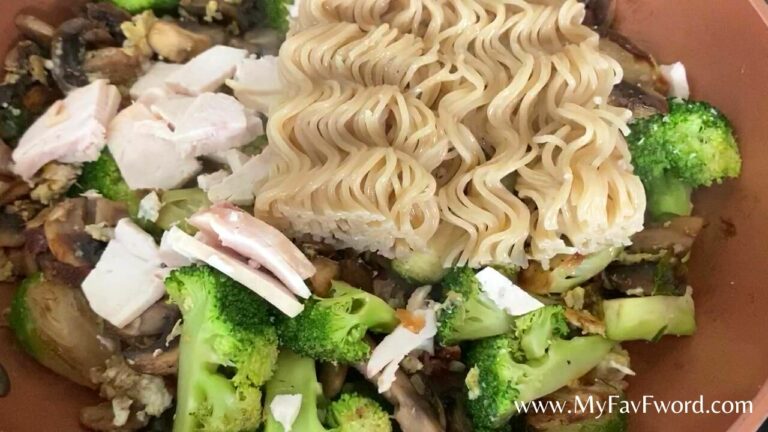 Healthy Ramen Stir Fry - Leftovers Recipe - My Favorite F Word