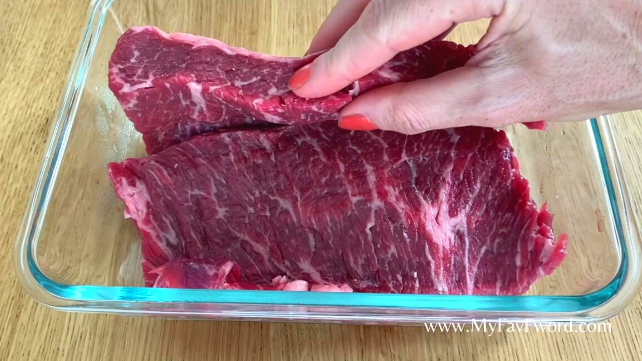 How to cook steak in a pan without butter or oil - My Favorite F Word